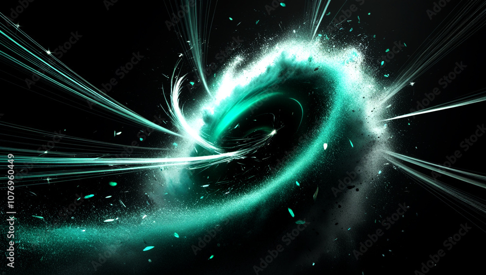 Abstract digital wave background representing information technology ...