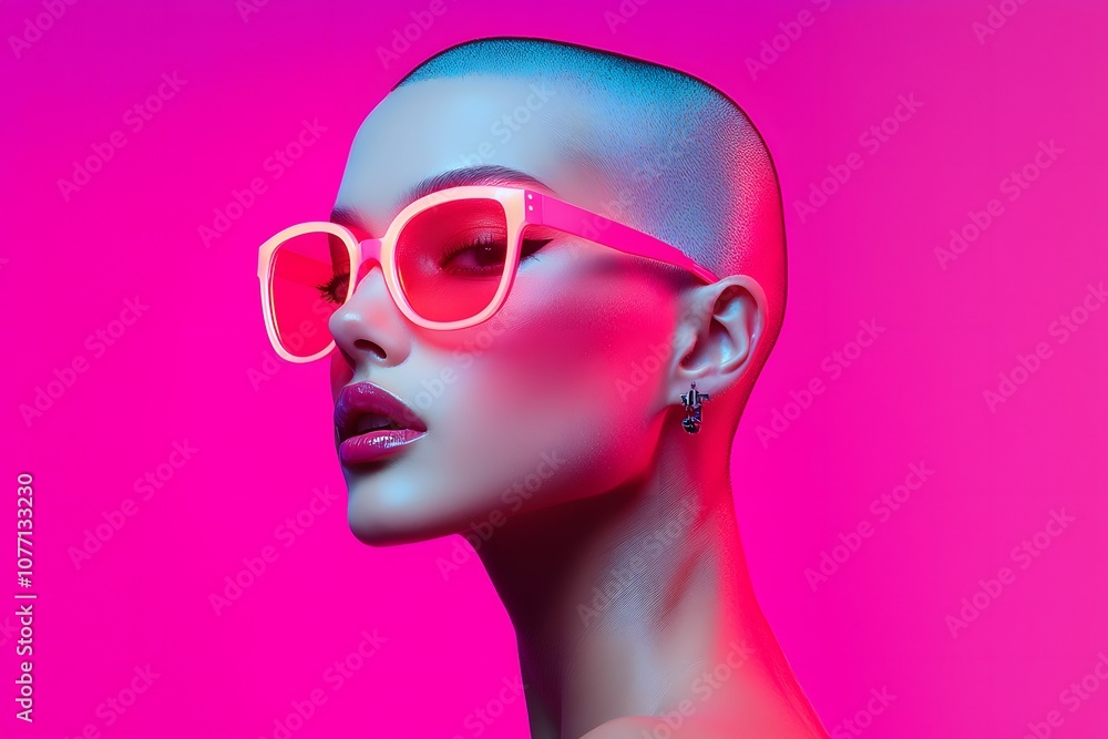 Portrait of a Supermodel with a Bold Avant-Grade Look – High Fashion ...
