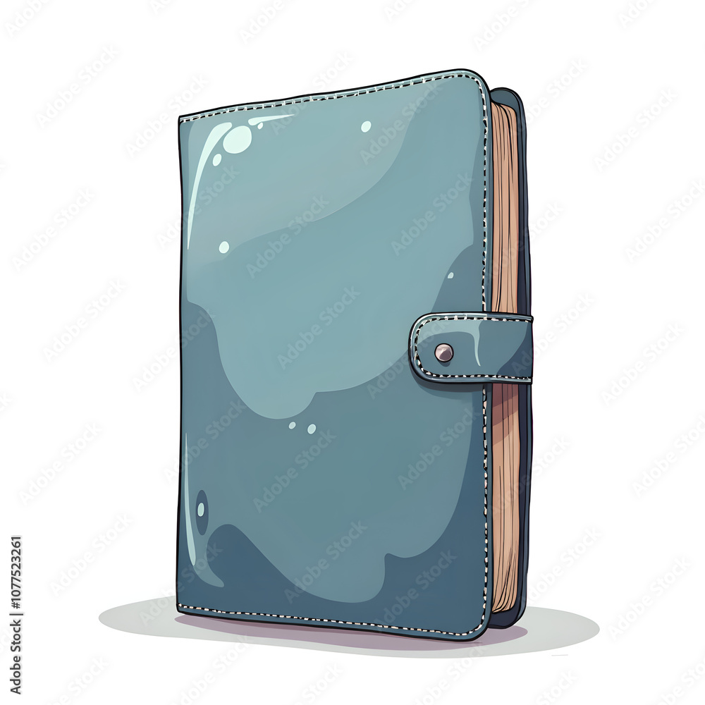 Sleek reflective journal cover design with subtle gloss and clean edges ...