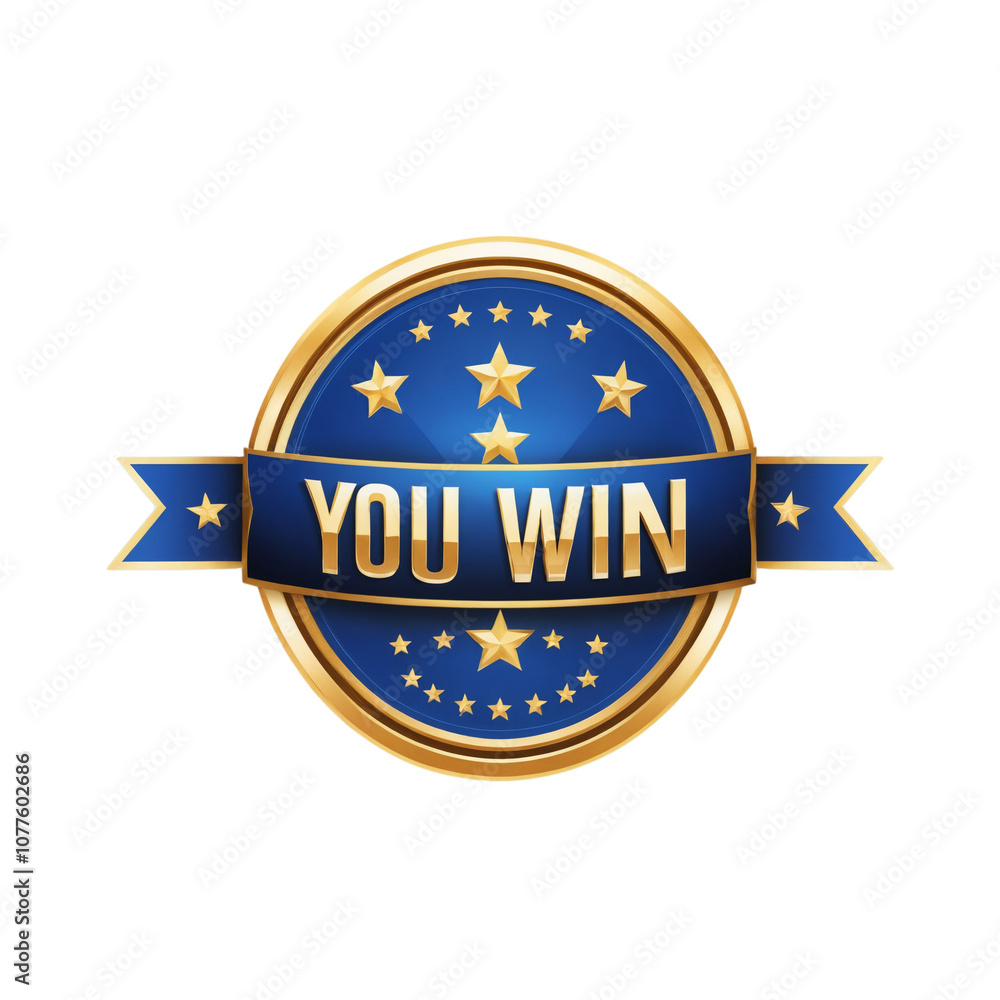 You win logo isolated transparent background Stock Illustration | Adobe ...