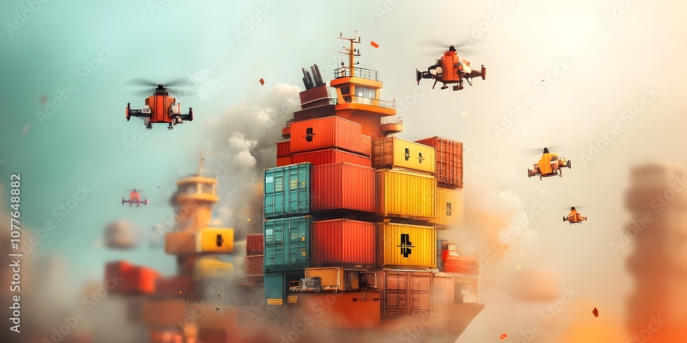 Seamless Global Logistics Autonomous Container Ships and Cargo Drones ...