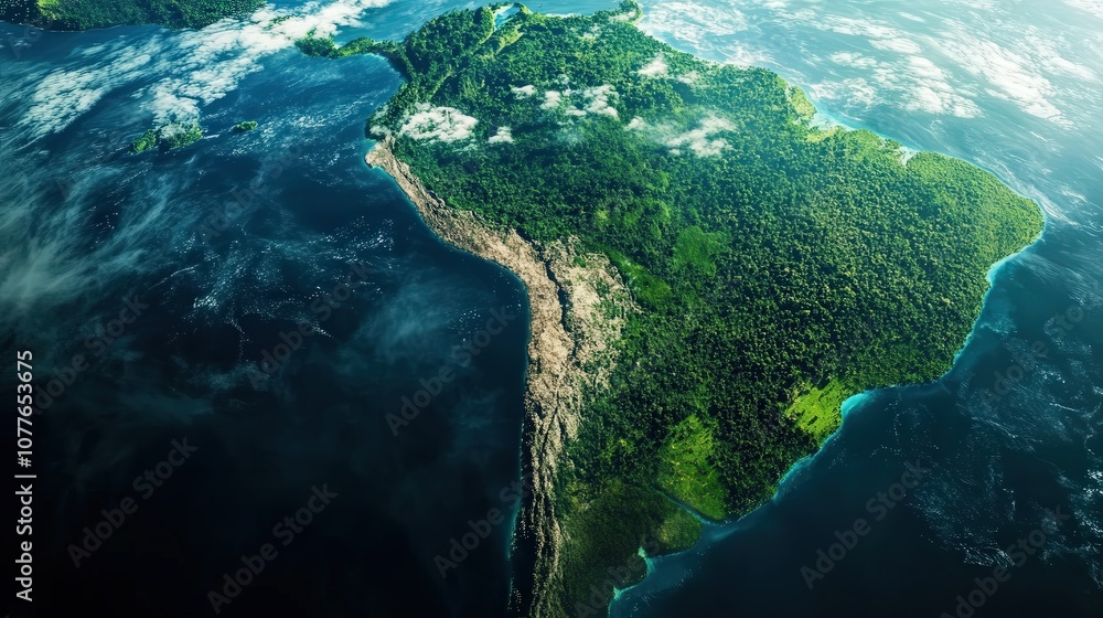 Foto de Stock Discover the vastness of the Amazon rainforest through ...