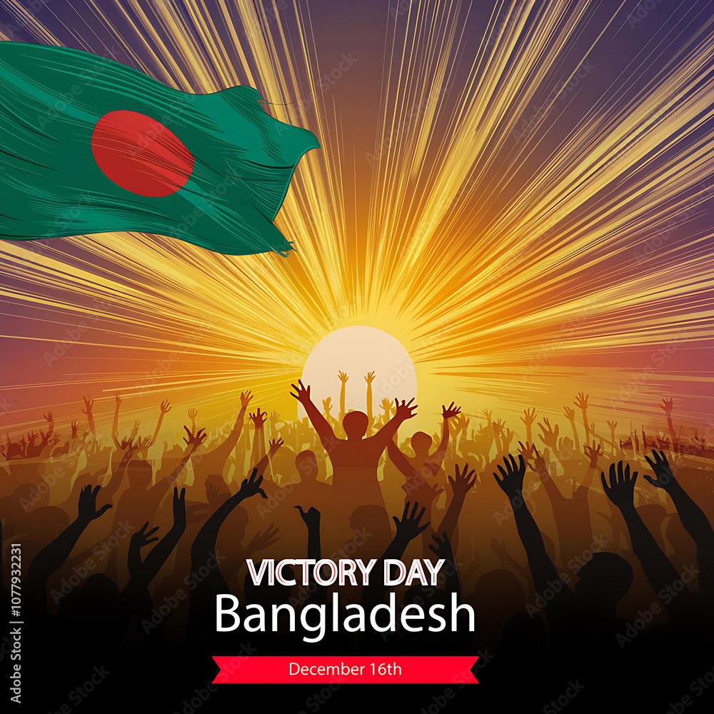 16th December Victory Day of Bangladesh. Shubho Bijoy Dibosh. Design ...