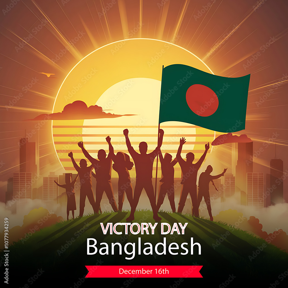 16th December Victory Day of Bangladesh. Shubho Bijoy Dibosh. Design ...