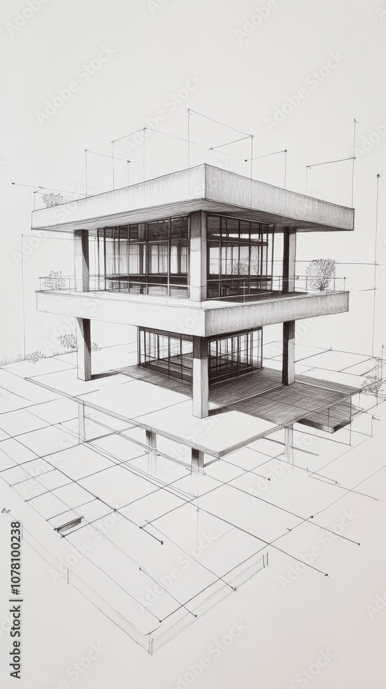 Architects utilized the blueprint layout to visualize their innovative ...