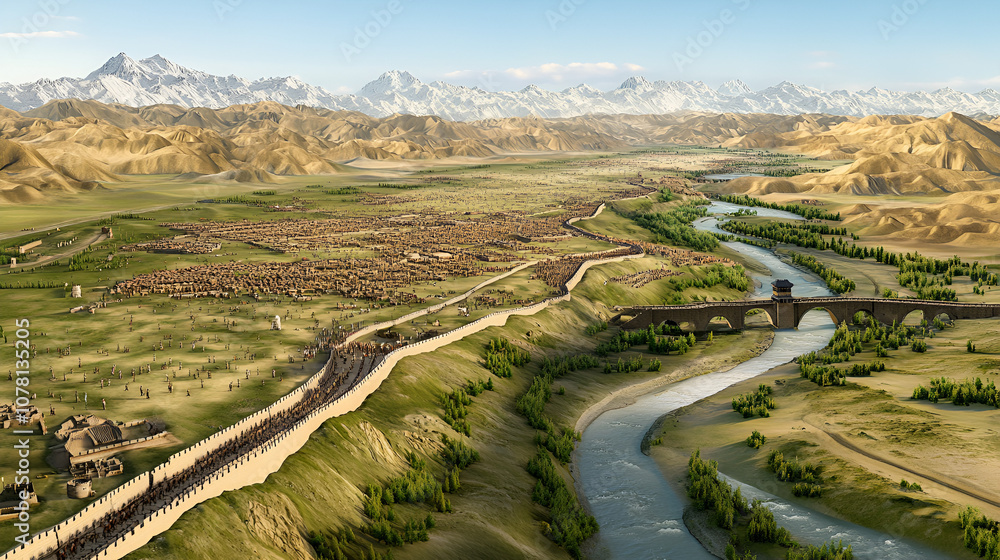 Map of the mongol empire at its peak in ad. Mongolian Empire ...