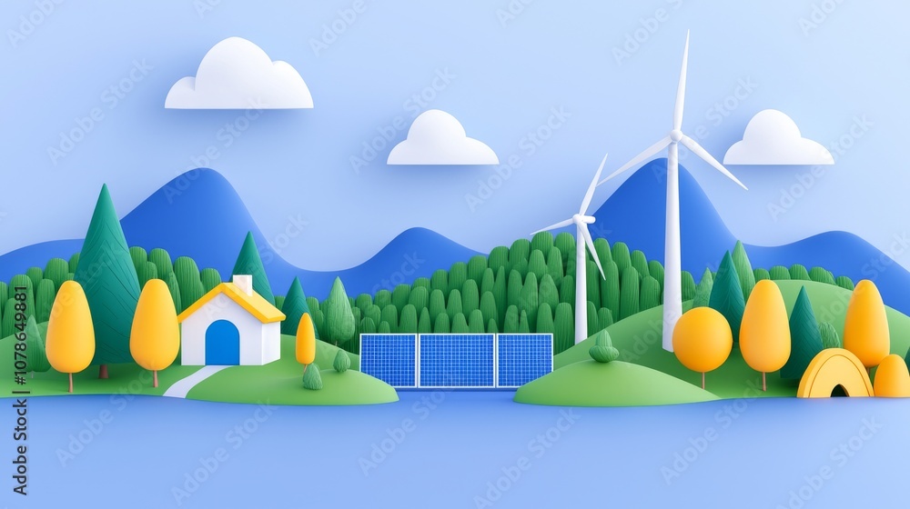On World Environment Day, wind turbines, solar panels, and hydro dams ...