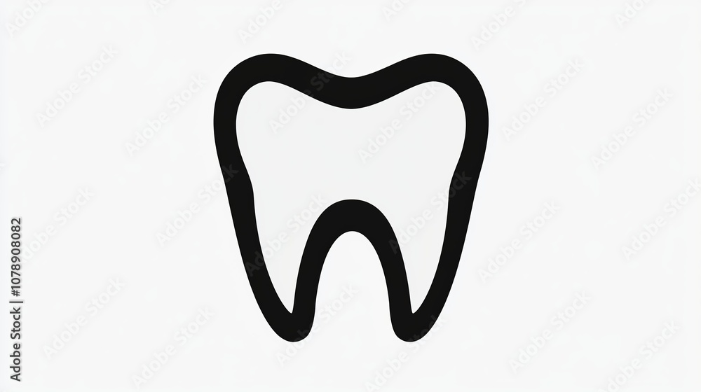 Tooth Icon and Dental Symbol for Oral Hygiene and Dental Care – Vector ...