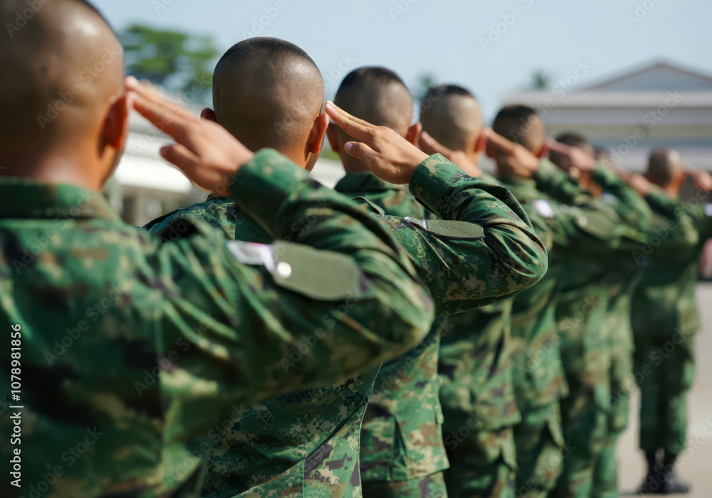 Filipino soldiers giving salute during ceremony military, glory and ...