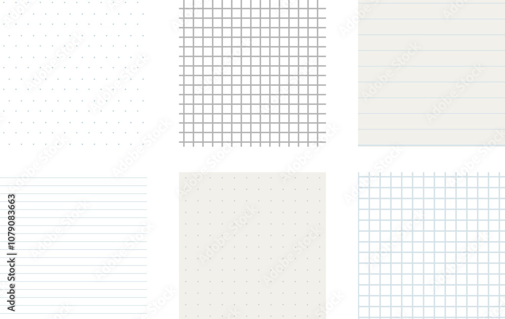 Grid empty background, square, line dot graph paper, school math sheet ...