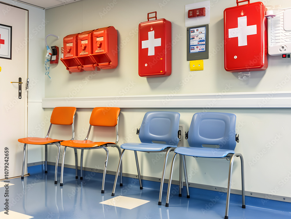 "Essential Office Safety Equipment and First Aid Stations Visual Guide ...