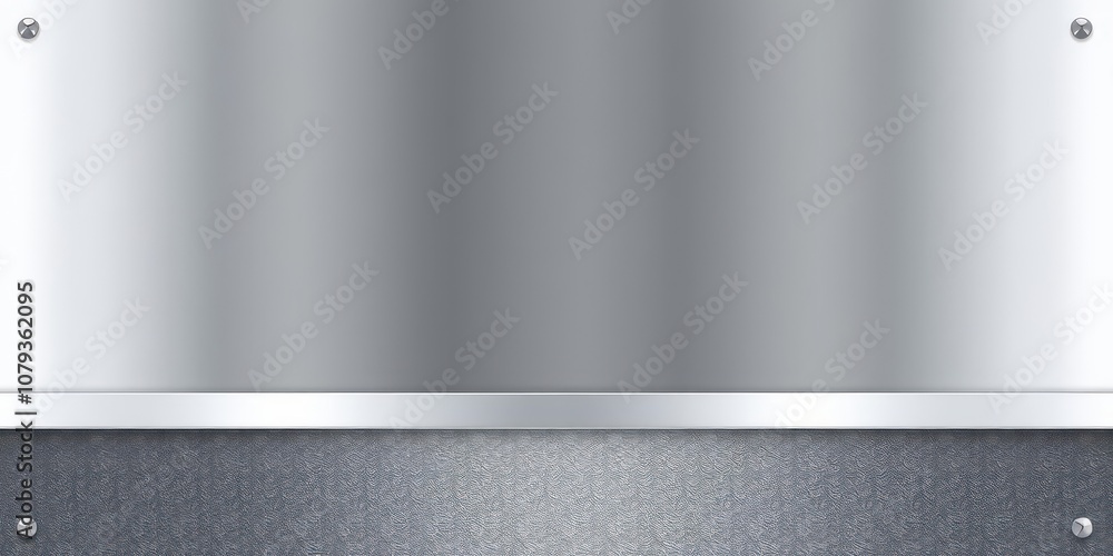 Silver metal texture with a sleek and glossy design, perfect for ...