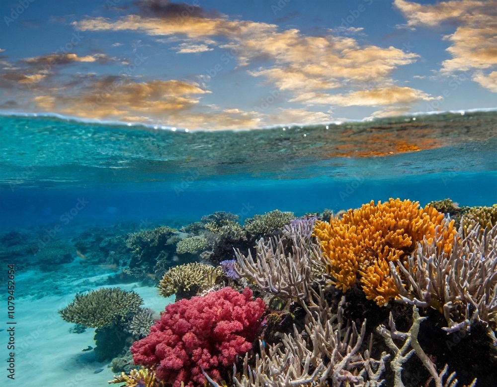 The Vibrant Coral Reefs and Clear Blue Waters of the Great Barrier Reef ...