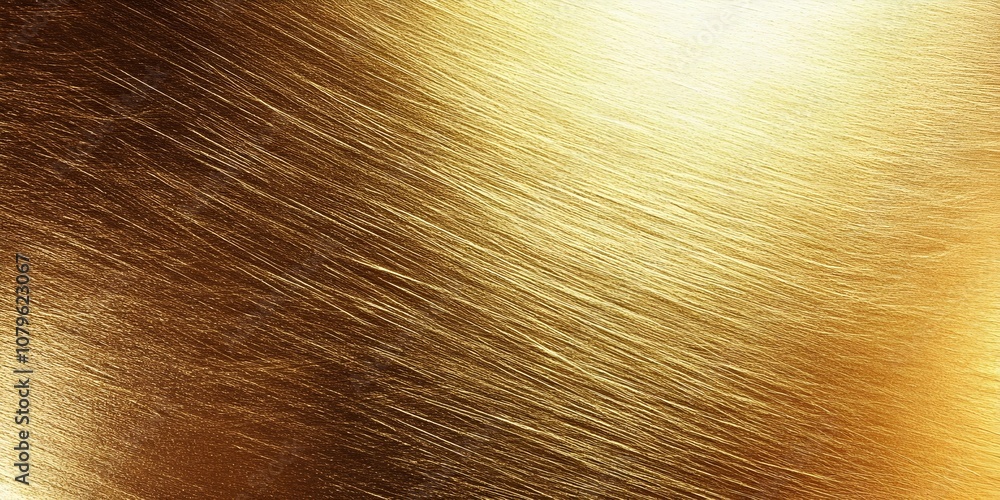 Luxurious golden metal background texture with shiny metallic sheen ...
