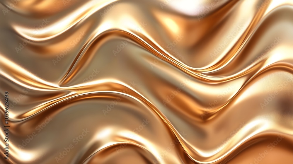 Luxurious golden metal background texture with shiny metallic sheen ...