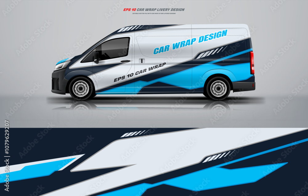 Universal Racing Car wrap livery design for van and other types of cars ...