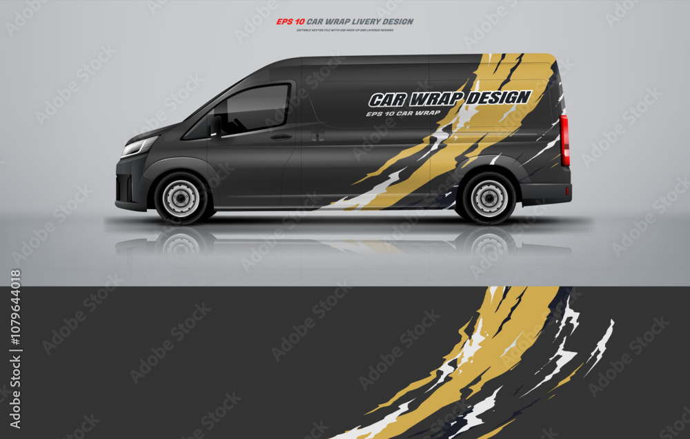 Universal Racing Car wrap livery design for van and other types of cars ...