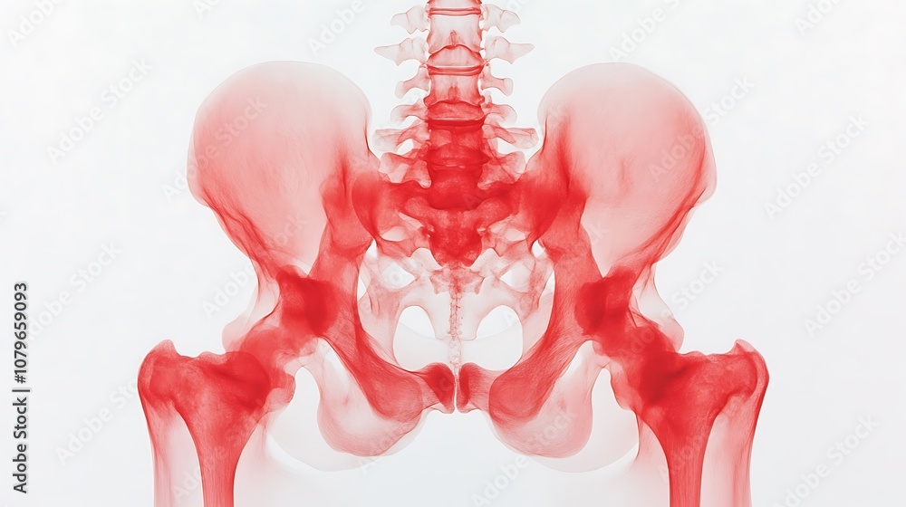 Detailed anatomical X ray scan showing the skeletal structure and bones ...