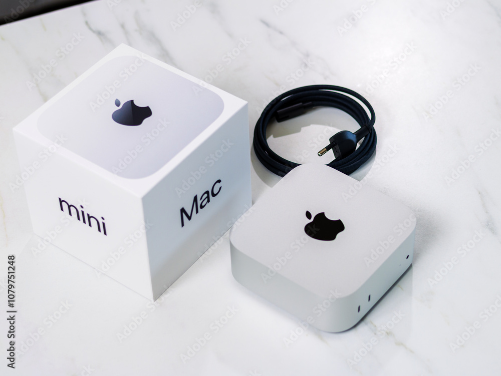 BANGKOK, THAILAND - NOV 14, 2024 : New Apple Mac Mini (2024). Latest ...