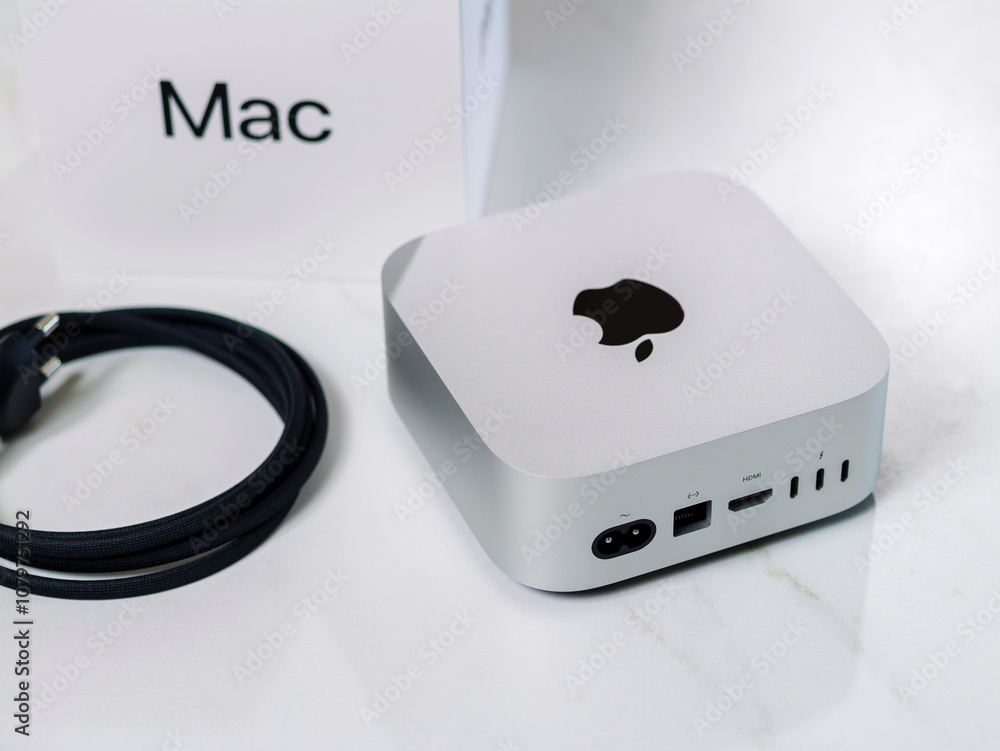 BANGKOK, THAILAND - NOV 14, 2024 : New Apple Mac Mini (2024). Latest ...