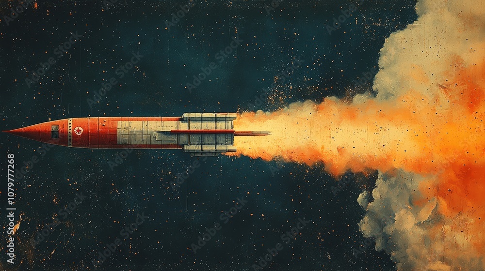 The poster highlights the Soviet Union's advancements in space ...