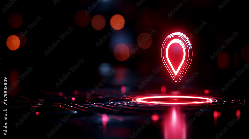 ภาพถ่าย Stock Inventory Management Stock Tracking. Digital map showing ...