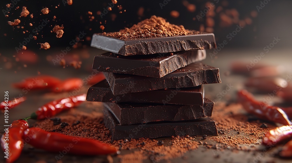 A sprinkle of flaky sea salt, turbinado sugar, and dried chili flakes ...
