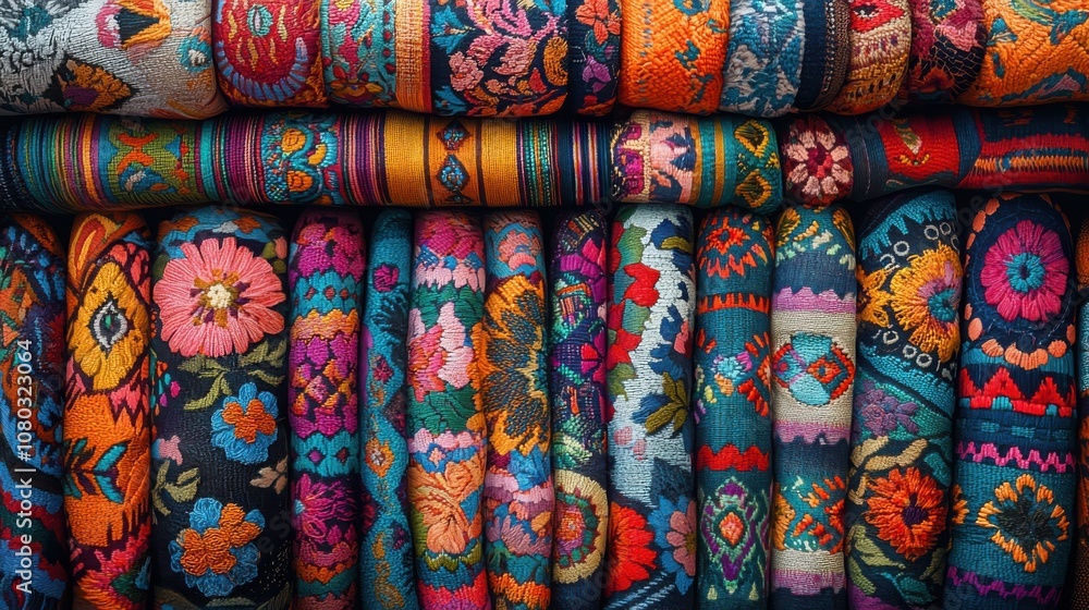 Explore the vibrant patterns of incan-inspired textiles showcasing rich ...