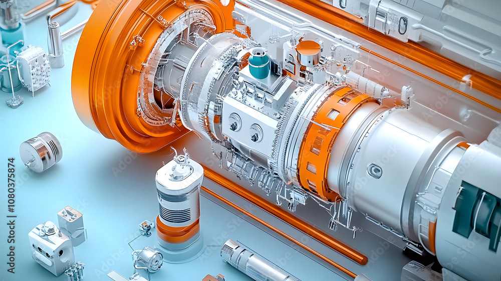 Detailed animated cutaway diagram showcasing the internal structure and ...