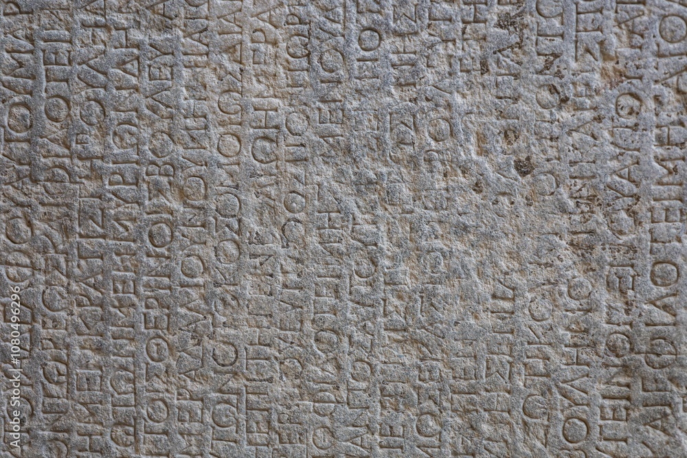 Archaeological Museum of Rhodes, Greece. Travel and history concept ...