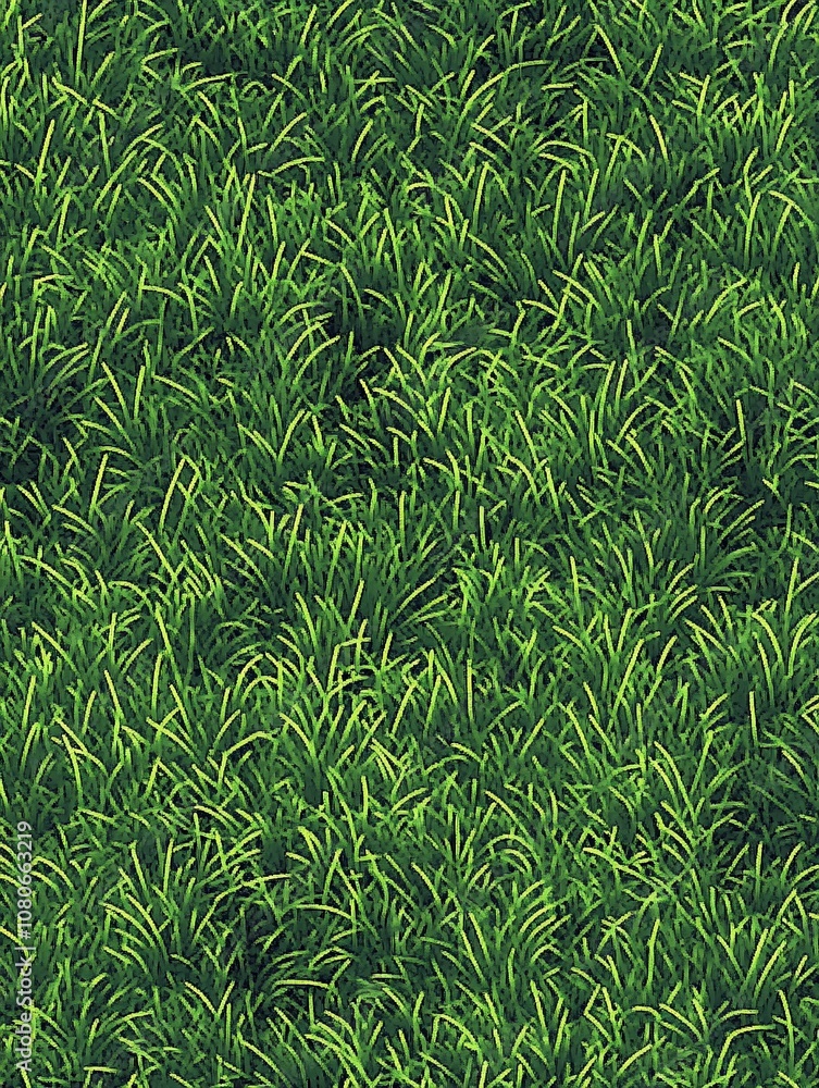 8-Bit Pixel Art Grass Tilemap for Game Design Stock Photo | Adobe Stock
