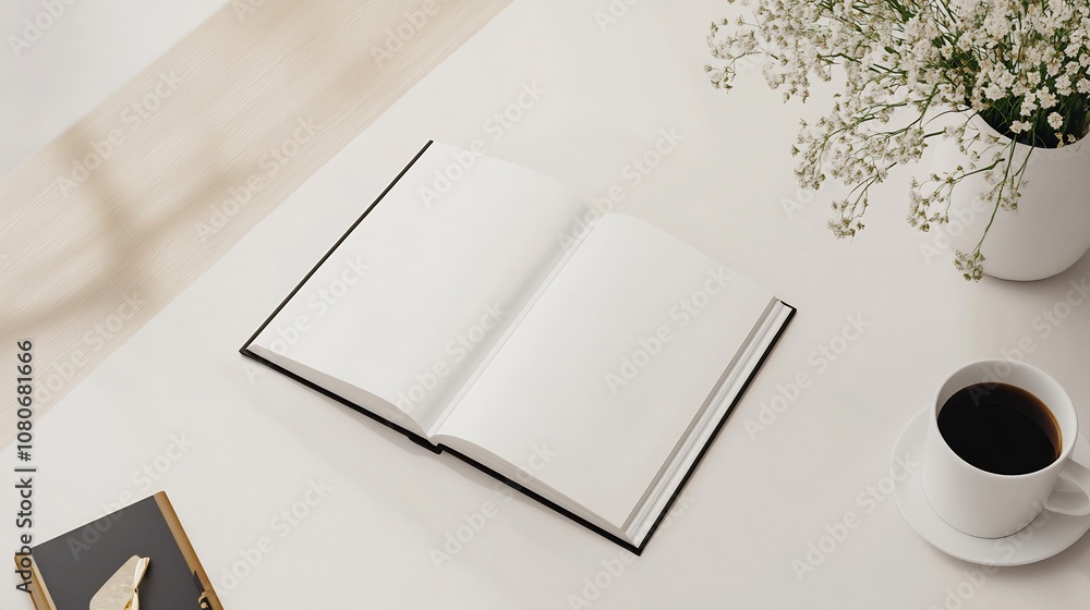 Book Interior Layout Mockup with Clean Typography and Detailed Page ...