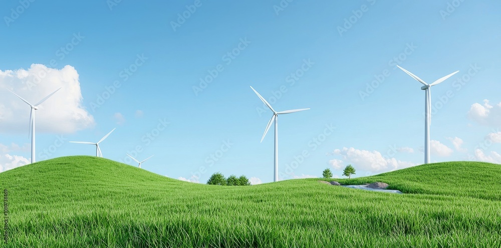 This powerful image displays renewable energy from transformed ...