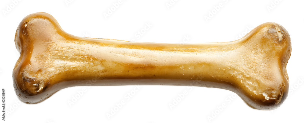 rubber dog bone isolated on white background Stock Photo | Adobe Stock