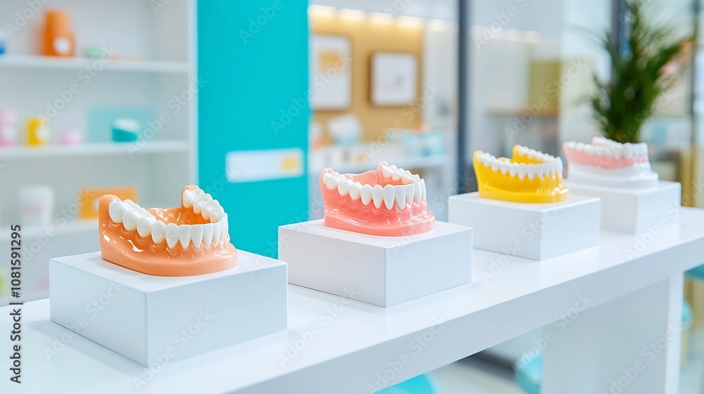 Dental Office Showcasing Prosthetic from Crowns to Full Arch Dentures ...