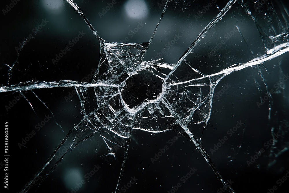 Explore the intriguing patterns of broken glass and their symbolic ...