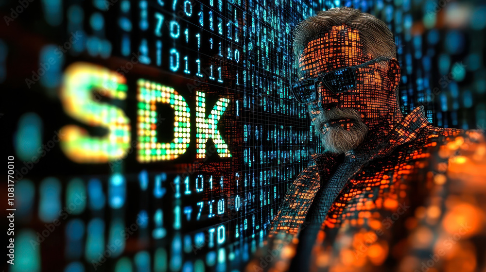 Digital Matrix Code Forming SDK Acronym for Software Development Kits ...