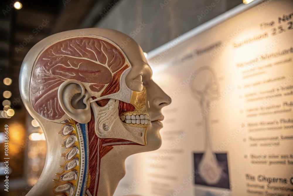 Detailed Long Exposure Sinuses Diagram Illustrating Anatomy and ...