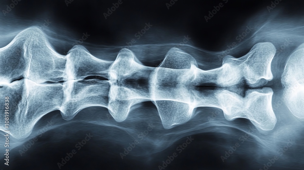 Lumbar Spine X-ray Showing Severe Degenerative Disc Disease Reduced ...