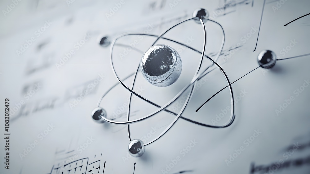 Atomic splitting diagram showing the process of nuclear fission, where ...