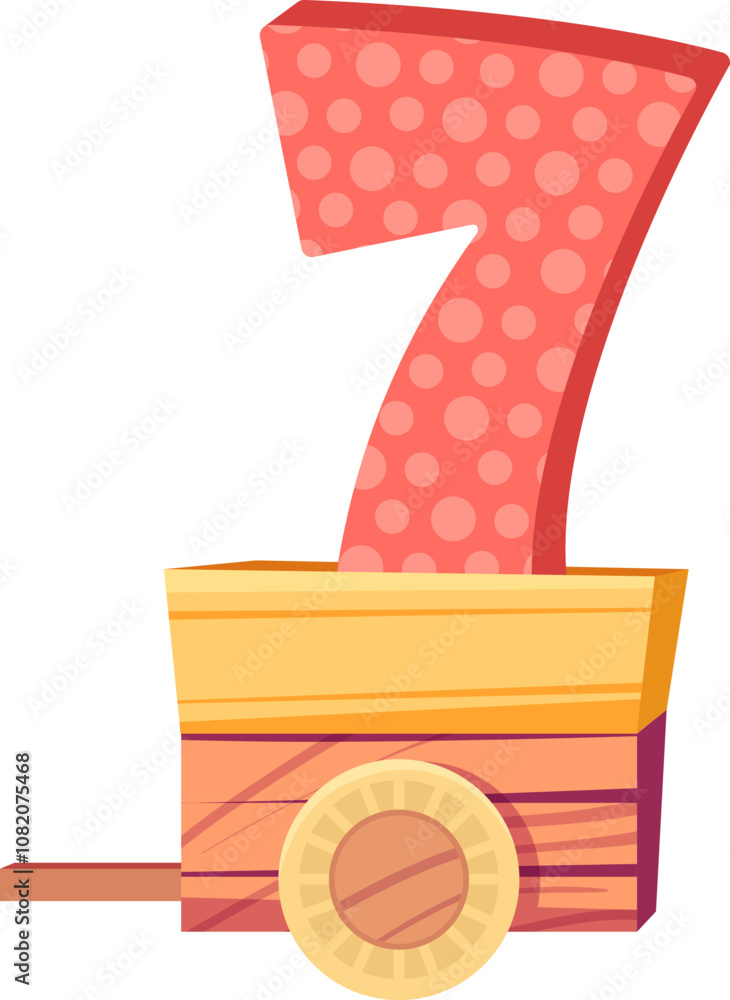 Cute train with animals and numbers. Cartoon funny and happy animals ...