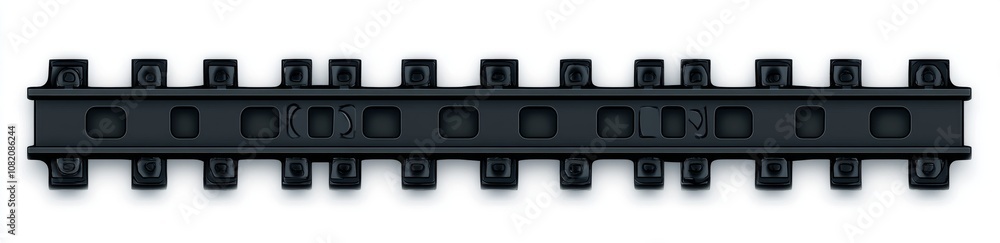 Rail Line, Rails Symbol, Train Tracks Sign, Railroad Pictogram, Railway ...