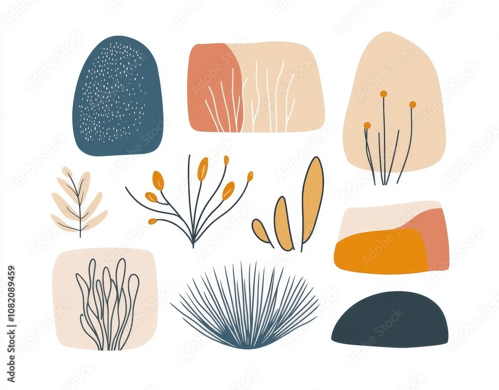 Drawings of abstract signatures, fake signs, handwritten scribbles, and ...