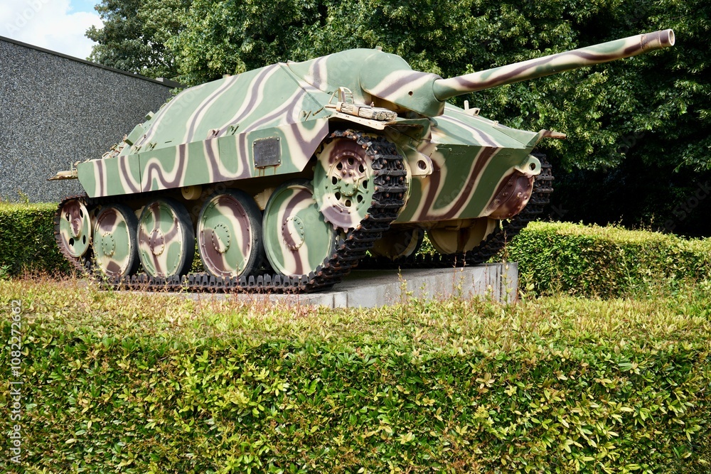 Jagdpanzer 38(t) Hetzer Tank. German WW2 Tank at The Battle of Normandy ...