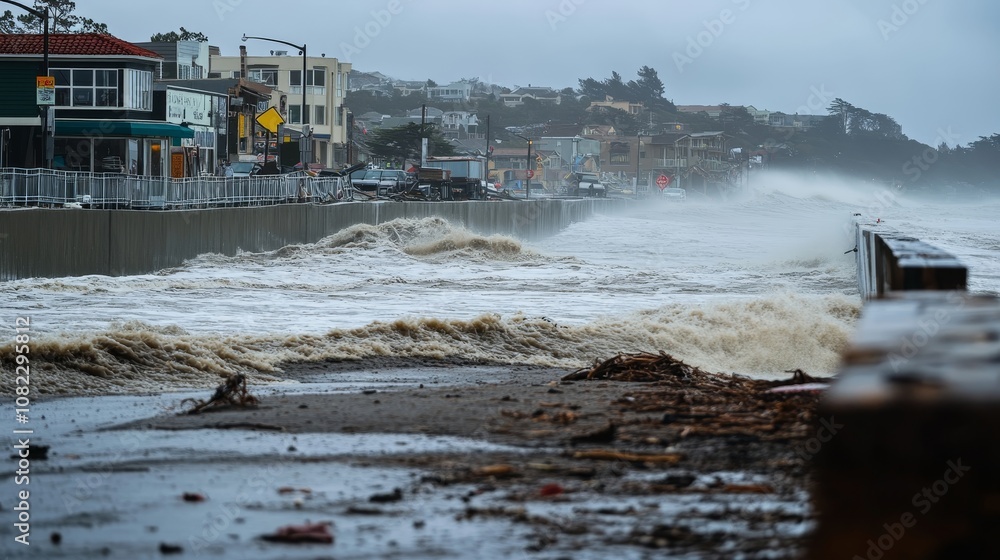 Bomb cyclone storm caused severe damage in Santa Cruz, resulting in two ...