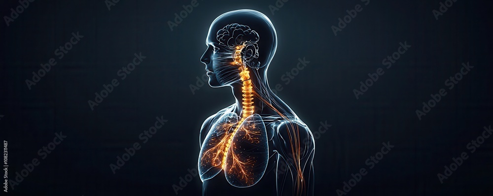 Exploring the respiratory system transparent anatomy model medical ...