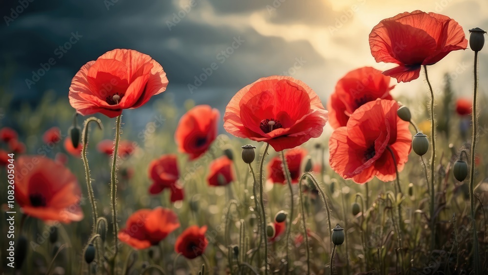 It is Remembrance Day for the World War. The red poppy is a symbol of ...