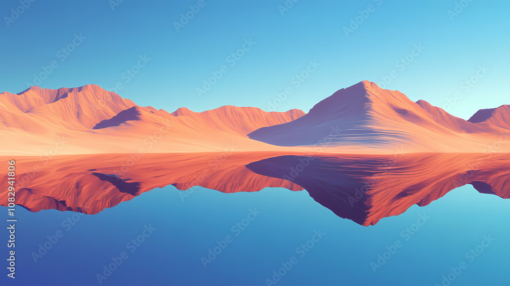What is a mirage and how it is formed. Mirage. Illustration Stock ...