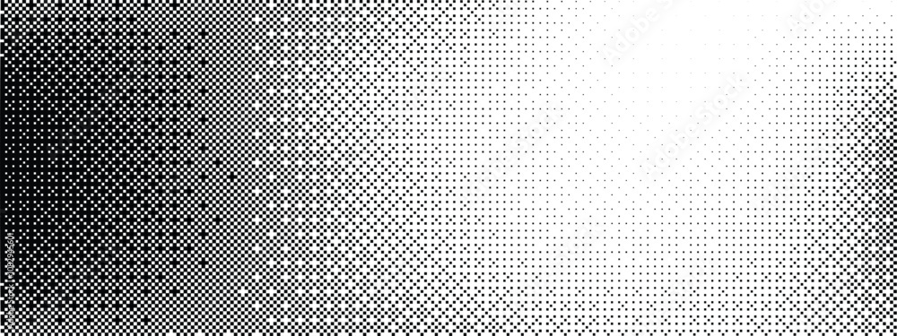 Pixel dithering gradient. Bitmap texture background. Black and white ...