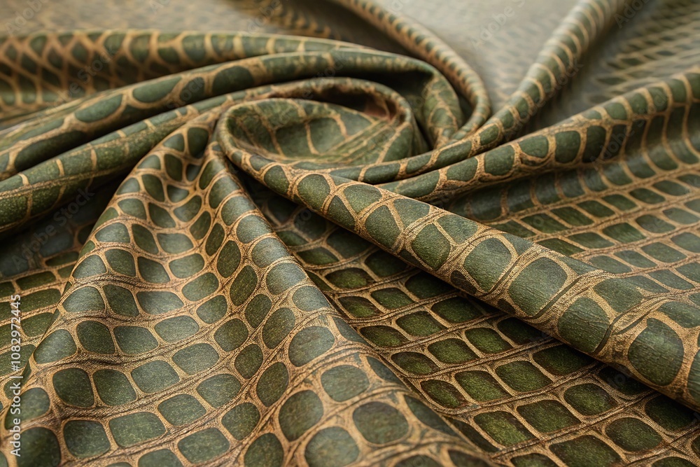 an alligator's skin is depicted in a seamless fabric with a mottled ...